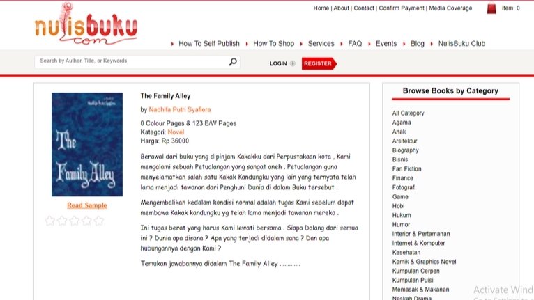 Jasa Penulisan Fiksi (Cerpen, Novel, Novelet, Naskah Drama/Teater)