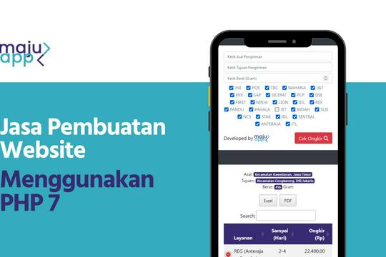 Jasa Pembuatan Website Menggunakan PHP 7