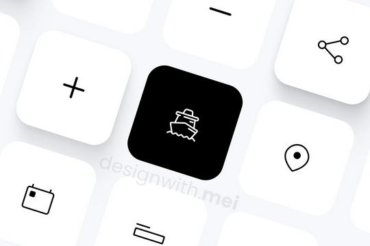 Desain simpel ikon yang mengagumkan untuk bisnis anda