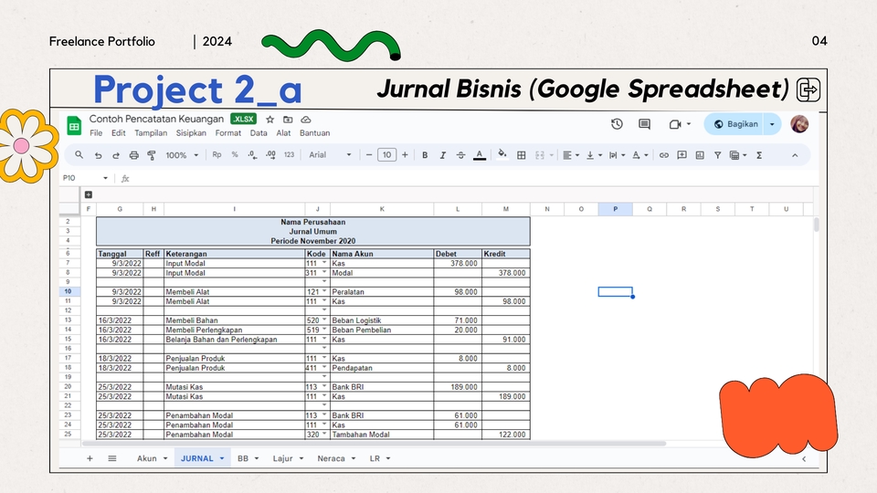 ENTRI DATA (MS. EXCEL, GOOGLE SPREADSHEET)