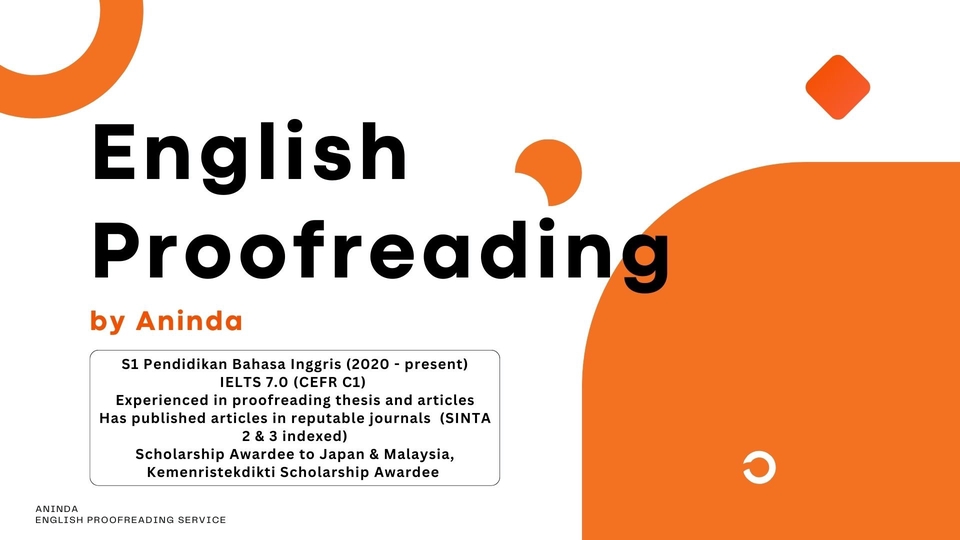 English Proofreading Service | Jasa Proofreading Bahasa Inggris