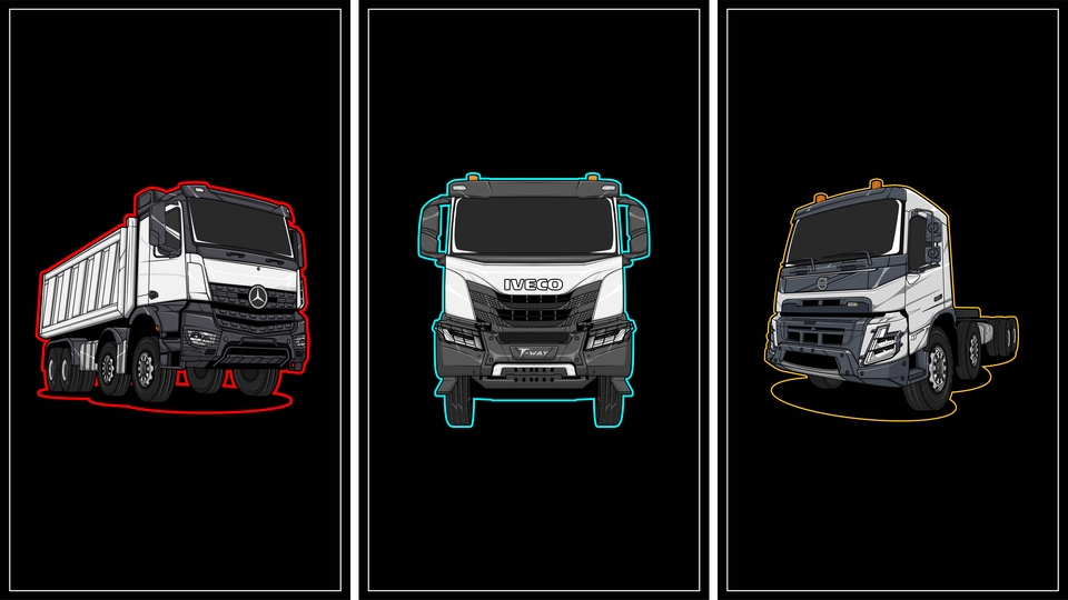 DESAIN KAOS CUSTOM AUTOMOTIVE / MOTOR / CAR / TRUCK / HEAVY EQUIPMENT