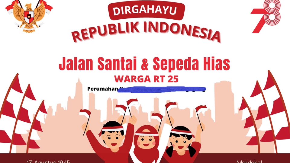 Jasa Desain Banner Acara Sekolahan, Agustusan, Maulid