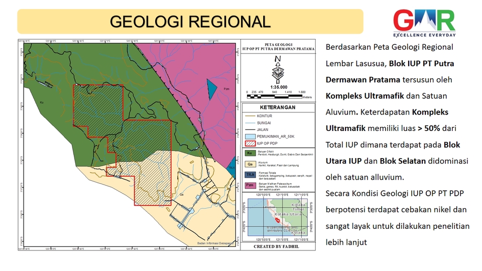 Pembuatan Peta, Pengolahan dan Analisis Data Spasial dengan ArcGIS