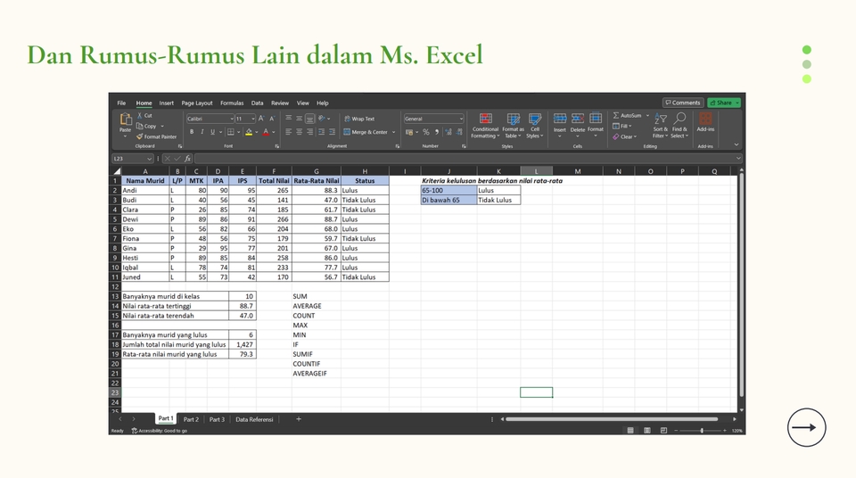 Entry Data via Ms. Excel, Google Sheet