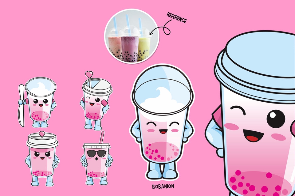 Desain Maskot 2D Profesional