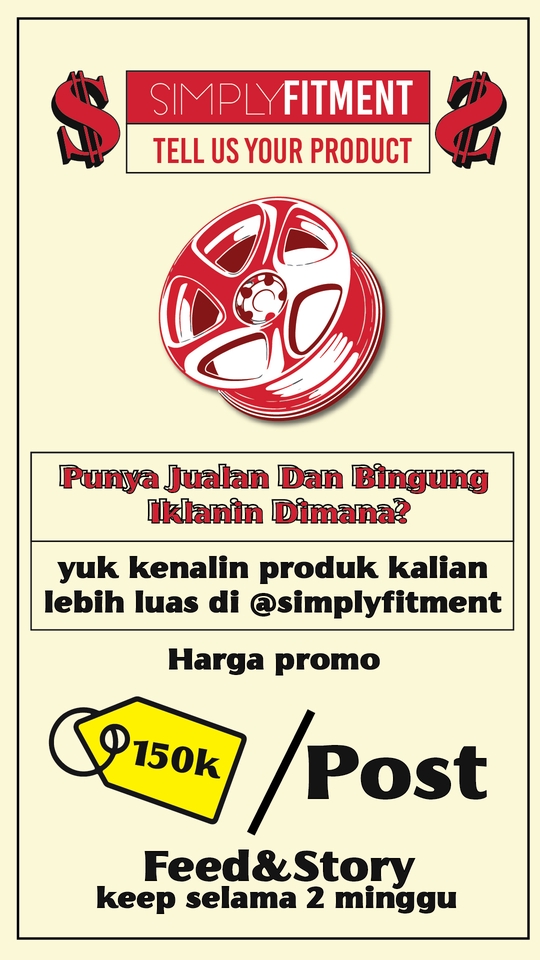 Poster | Banner | Flyer Design Bisa ditunggu harga terjangkau loh!