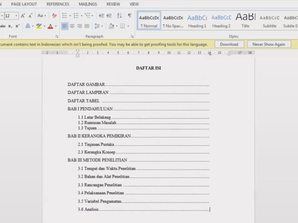 Jasa Edit dan Merapikan Dokumen MS Word