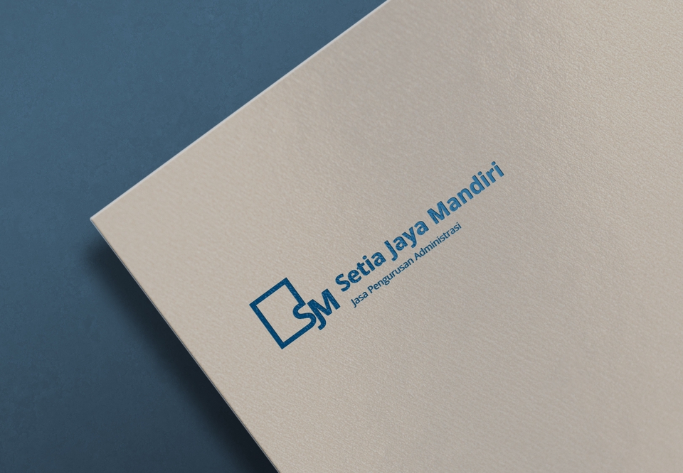 Desain logo perusahaan simpel minimalis