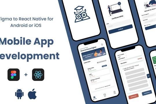 Convert Figma ke React Native (Mobile App)