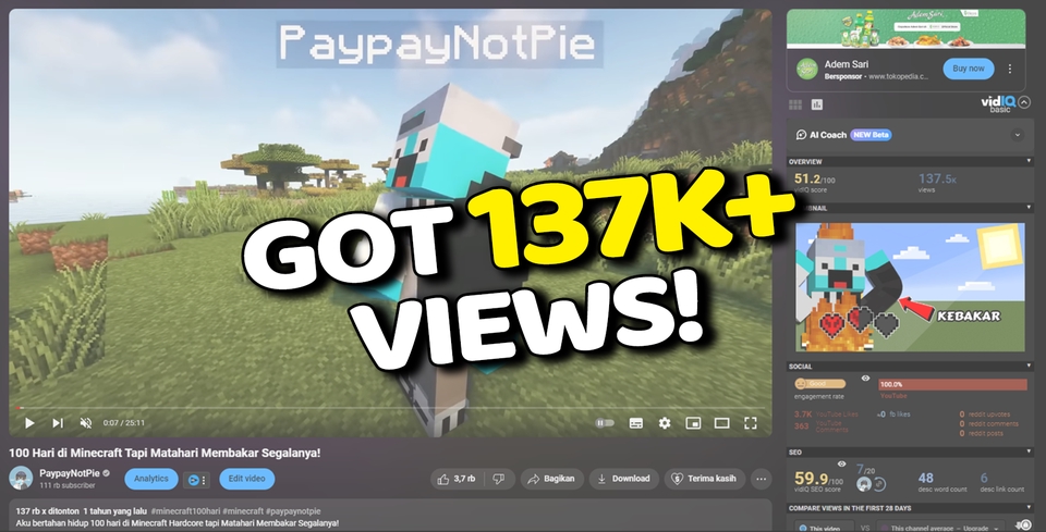 Editor Gaming Minecraft 100 Hari / 100 Days