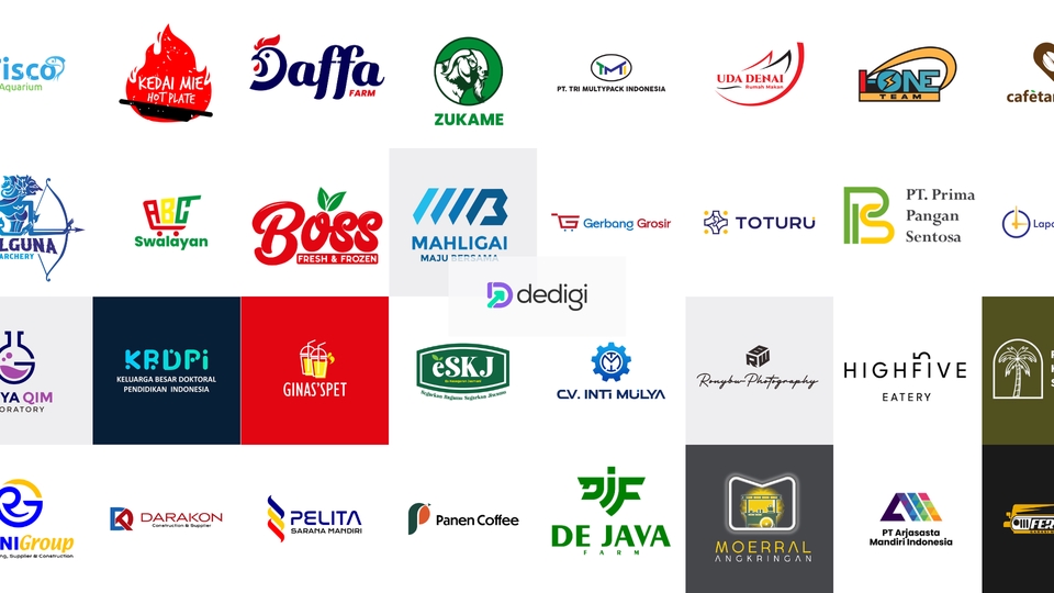 JASA DESAIN LOGO MODERN, PROFESIONAL & MINIMALIS