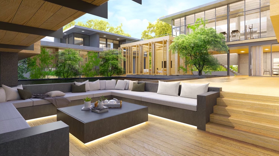 ออกแบบ เขียนแบบ render perspective 3D and VDO