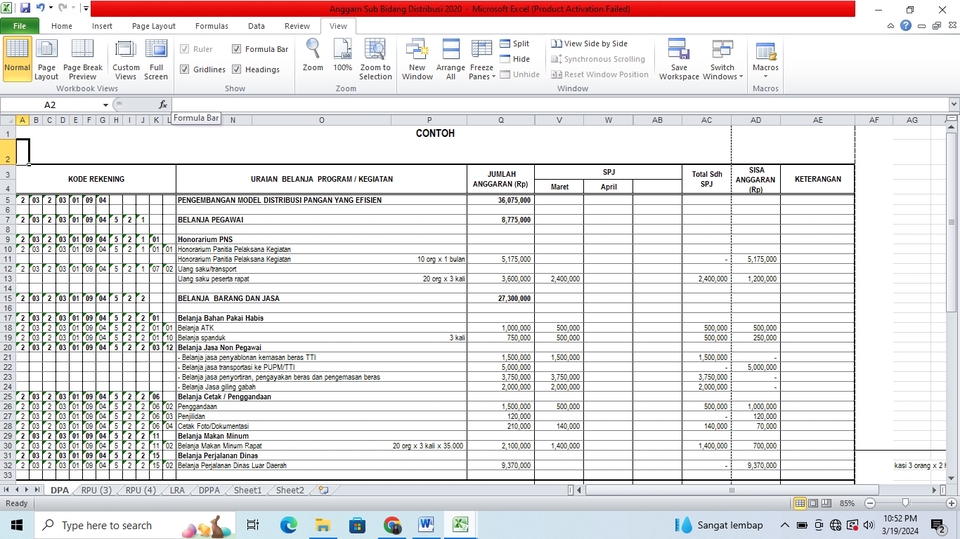 Excel : Penginputan Dan Pengolahan Data