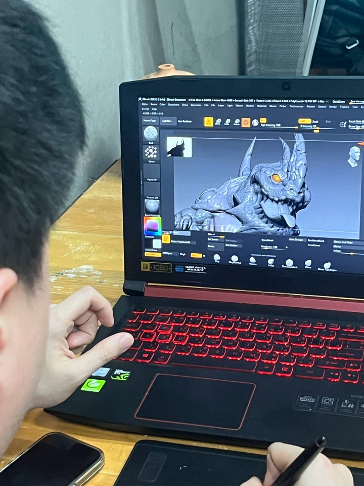 สอนปั้น 3d และ 3d Print