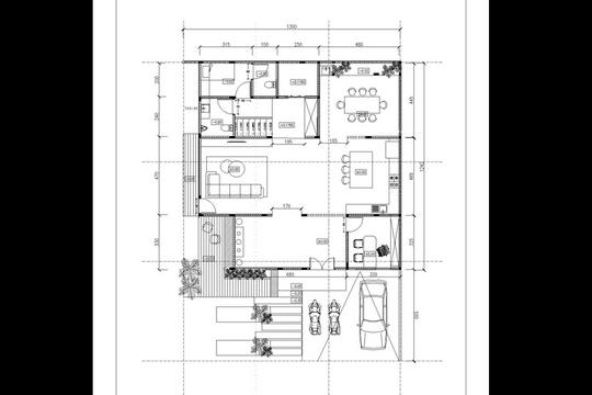 LAYOUT DENAH RUMAH TINGGAL