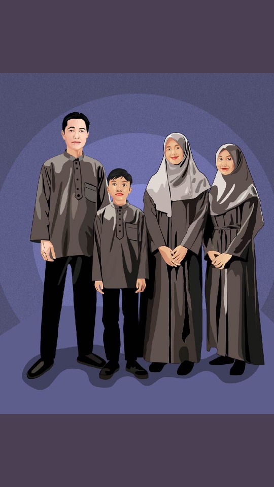Jasa Design family vector