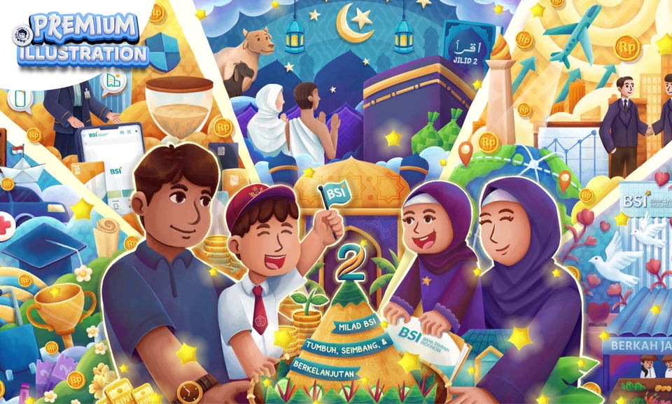 ILUSTRASI MASKOT, BUKU ANAK, IKLAN, CAMPAIGN, DAN MERCHANDISE