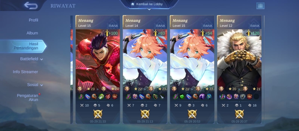 Joki Mobile Legend S27