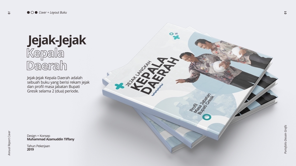 Desain Cover dan Layout Buku Laporan Perusahaan, Instansi, dan ...