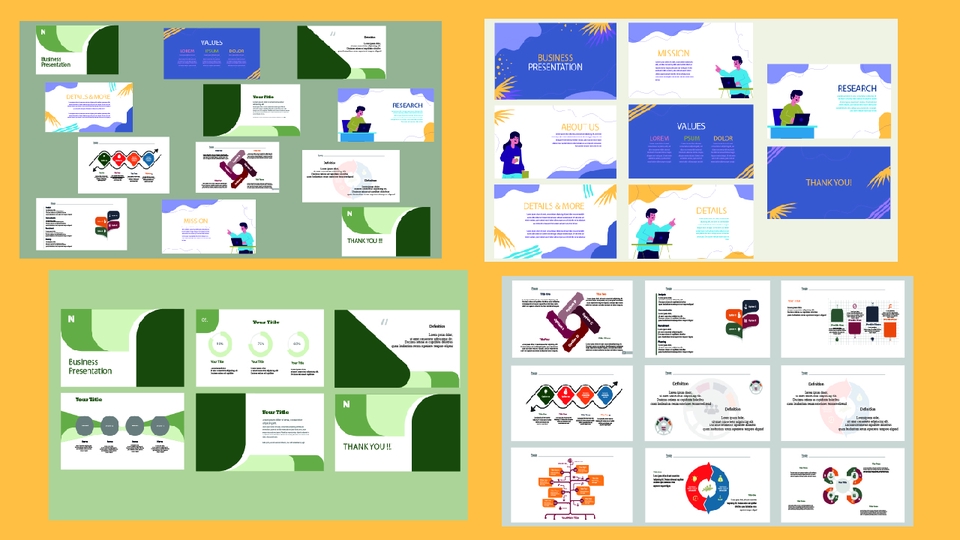 Pembuatan powerpoint Finish dalam 12 jam