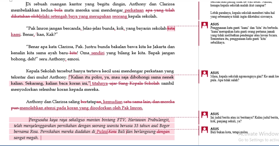 Jasa Edit dan Proofreading Naskah Novel, Cerpen, dan Puisi