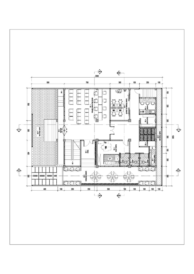Desain DED, interior dan eksterior dan RAB