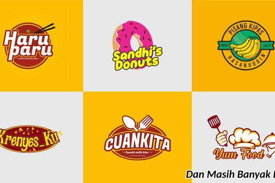 Design Logo Product Makanan, Minuman kekinian, Restoran & Cafe, Olshop ...