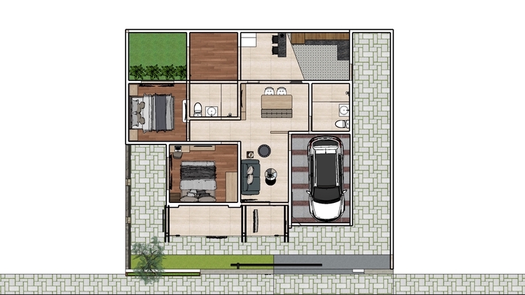 Jasa Desain Denah Rumah, Cafe, Ruko, Perumahan, Kos, 2D AutoCAD / 3D ...