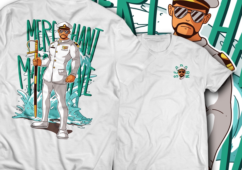 Desain Kaos Print Colorfull