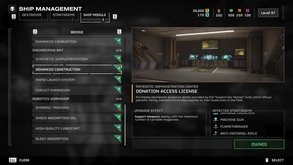 รับปั๊มทุกทรัพยากรในเกมHelldriver 2