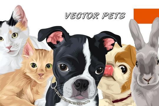 Vector Portrait pets