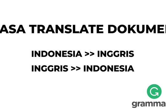 Translate Dokumen + Grammarly