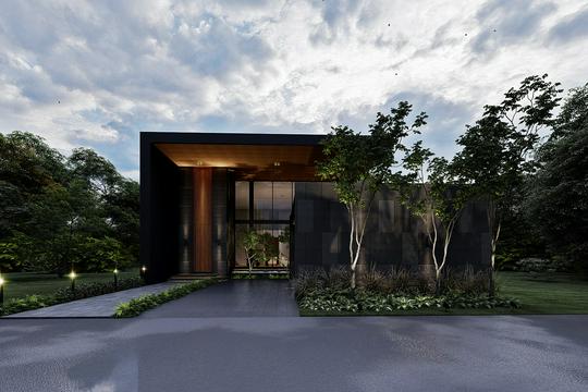 Exterior and Interior 3D Perspective