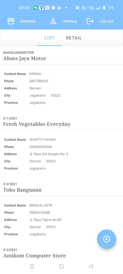 Warehouse Management System (Android & Web)