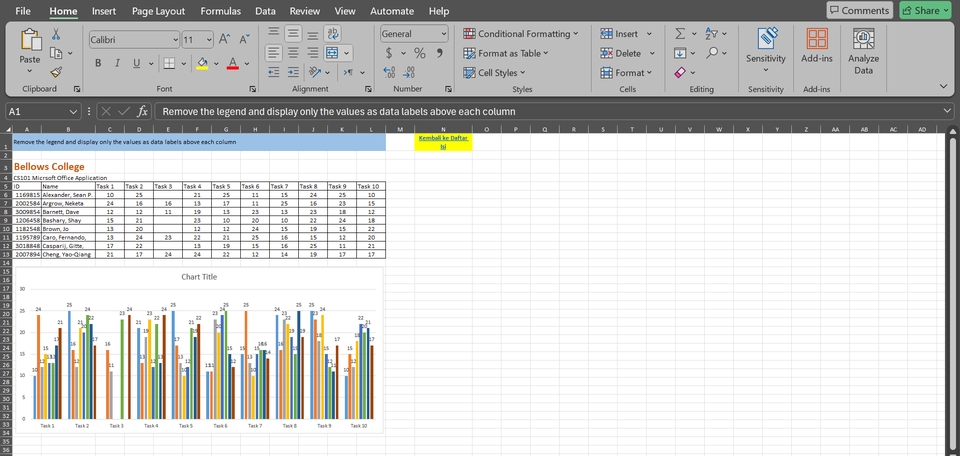 Jasa Excel/Spreadsheet: Data Entri, Visualisasi Data, Pengolahan Data ...