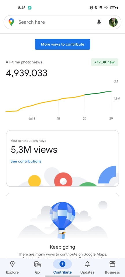 Review google maps local guide level 7 dan 5