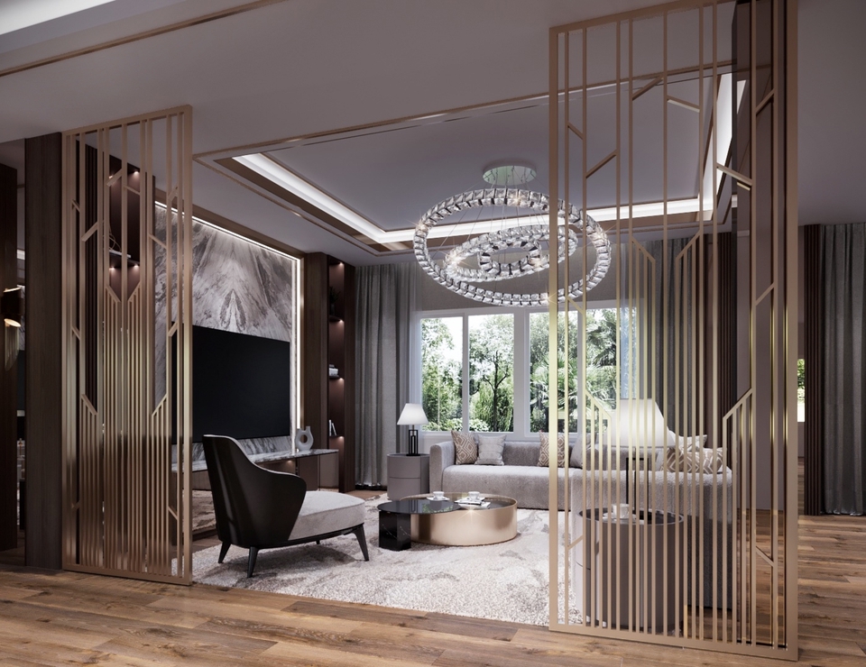 Interior Design // 3D Render Perspective , 2D Drawing