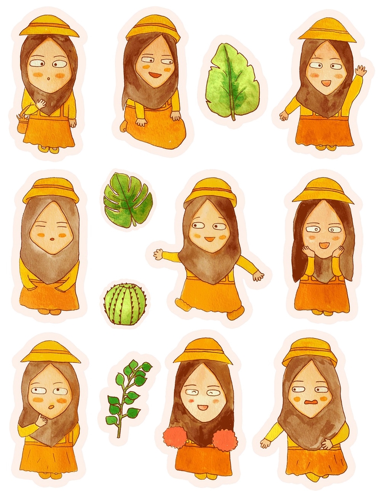 STIKER LUCU CUSTOME (LINE,WA,DLL)