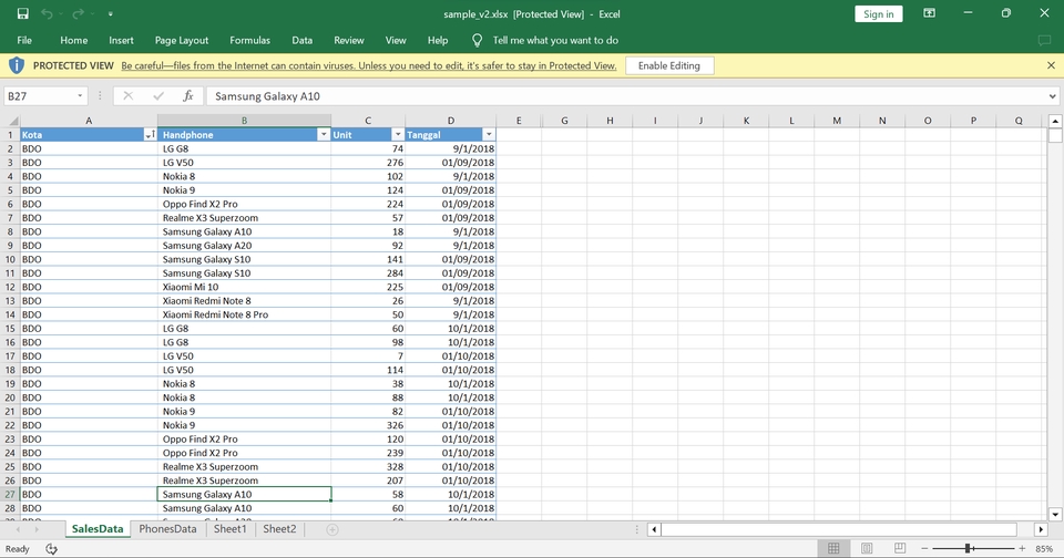 Entry Data (Excel, Word, Spreadsheet) 1 hari selesai