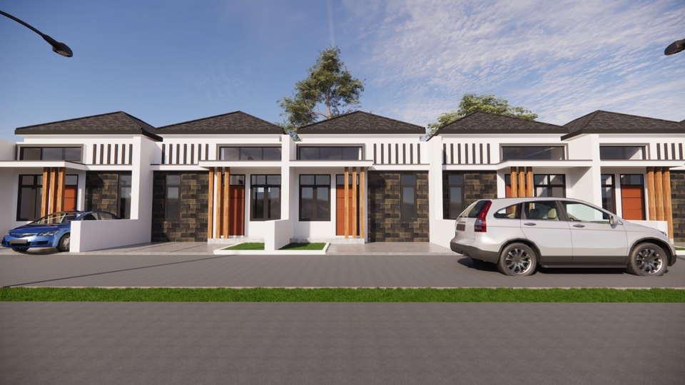 DESAIN RENDERING 3D DAN ANIMASI rumah tinggal, ruko, cafe , kost ...