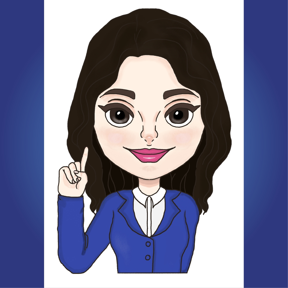 Desain ilustrasi karakter kartun yang simple dan lucu