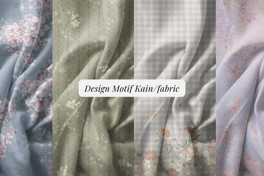 Desain Motif Kain/Fabric untuk pákaian, gamis, dll (seamless dan non ...