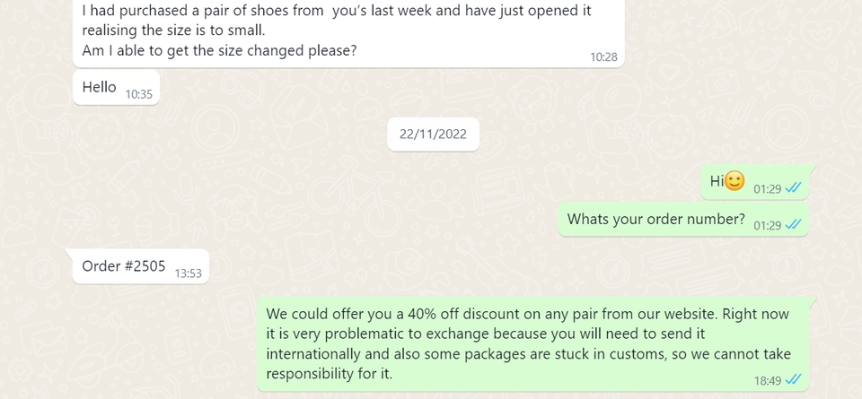 7x24 Customer Service Email/Whatsapp/Instagram/E-commerce Platform