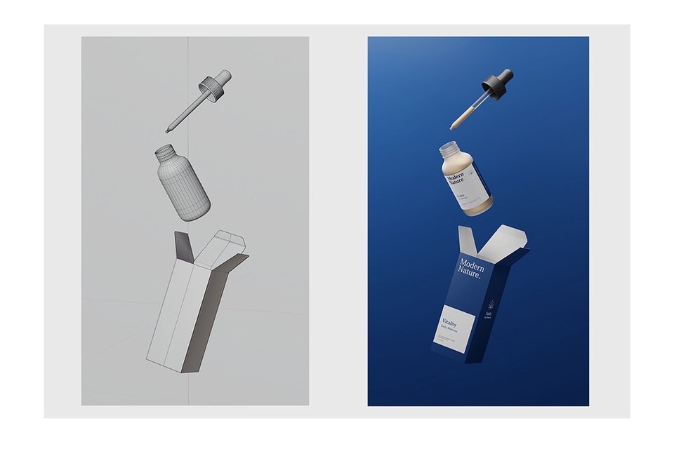 รับทำ 3D Packshot / 3D Packaging ขึ้นโมเดลสินค้า