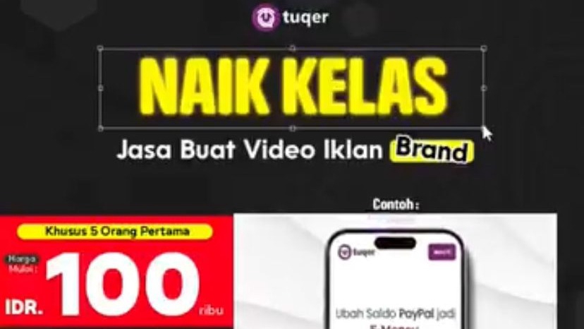 Jasa Video Iklan Brand 3D Mockup