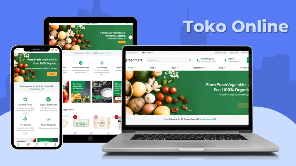 Jasa Profesional Wordpress 1-3 Hari Siap Pakai