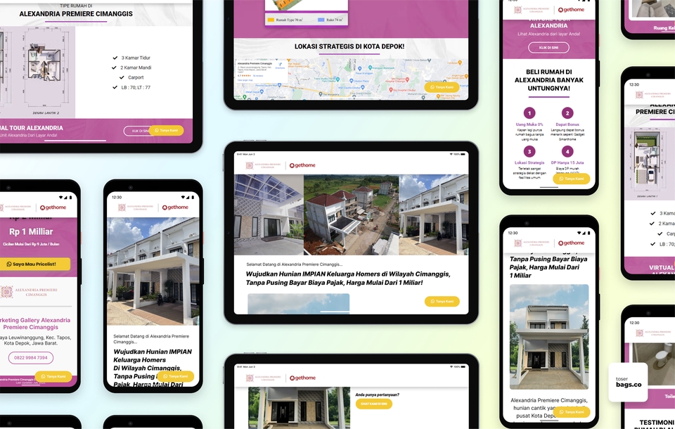 Jasa Desain & Bikin Landing Page | Figma, WordPress, Elementor