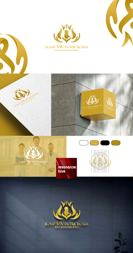 Membuat logo unik & profesional untuk branding bisnis Anda.