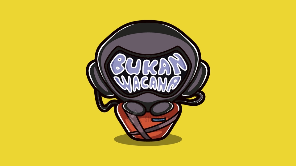 Ilustrasi vector untuk kaos sablon dan sticker